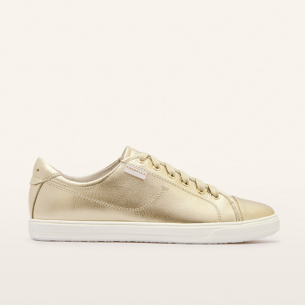 Shop FRANKIE4 NAT III GOLD TUMBLED Women Sneakers | Collective Shoes