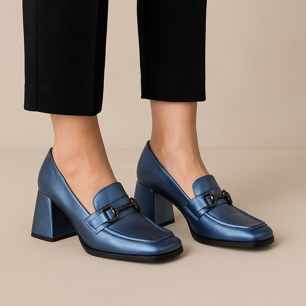 TAMARA LONDON BENATHON BLUE METALLIC – Collective Shoes