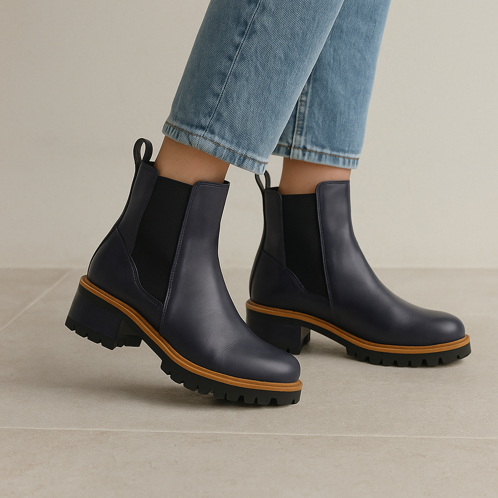 Shop Bresley Daktari Inky Women Leather Boots NZ | Collective Shoes