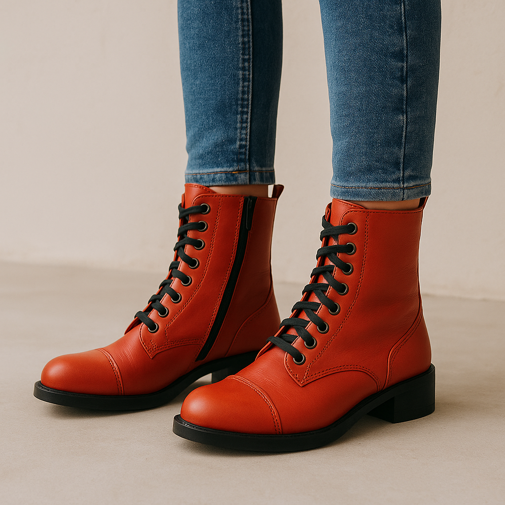 Shop Rilassare Toronto Chilli Women Leather Boots | Collective Shoes