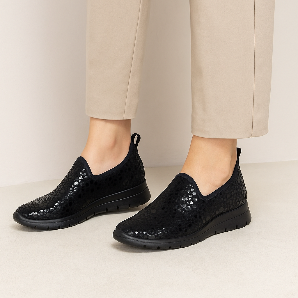 Shop Euroflex FLORENCE LEOPARD Women slip-on | Collective Shoes NZ