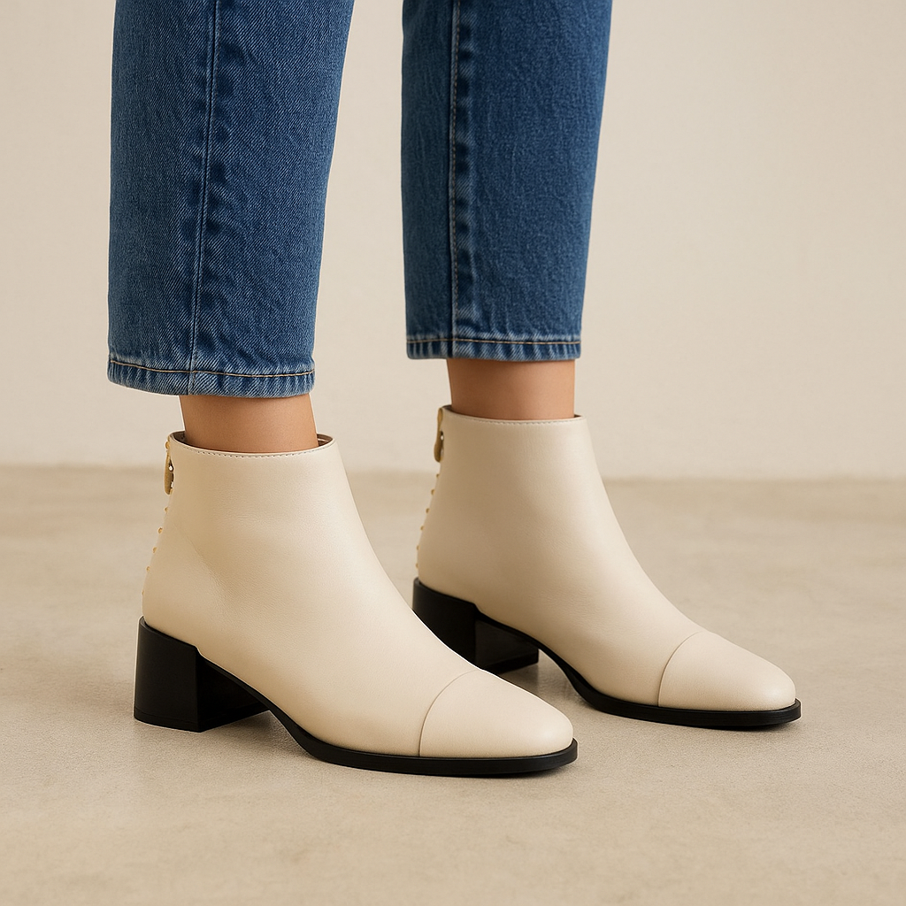 Shop Bresley Axone Swan Black Women Ankle Boots | Collective Shoes NZ