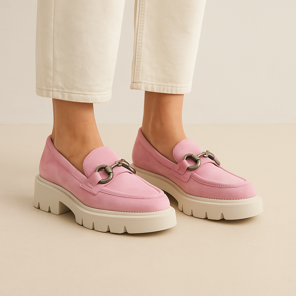 Shop Tamara London Pargo Pink suede Women Heels | Collective Shoes NZ