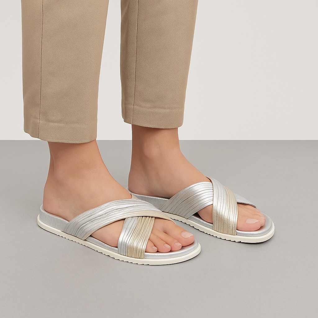 DJANGO & JULIETTE TOYCE SILVER PALE GOLD – Collective Shoes