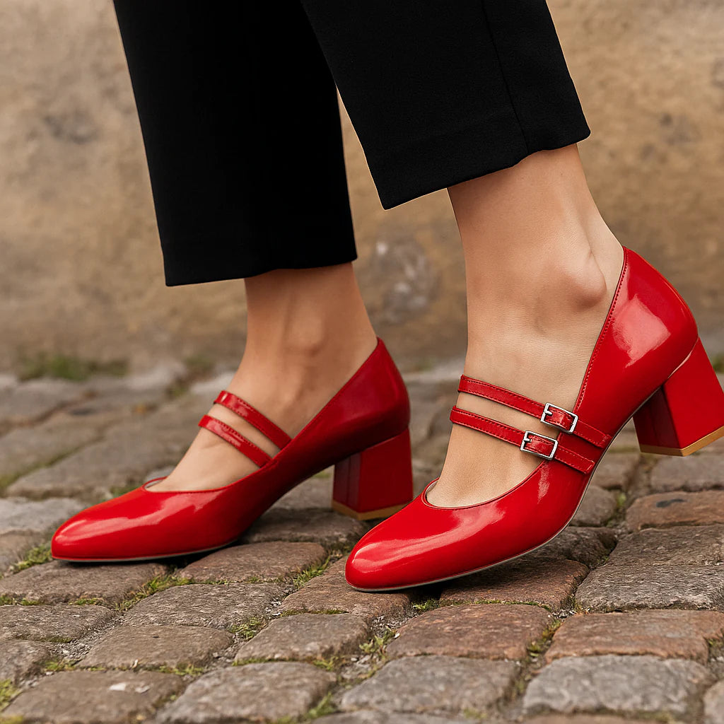 NAKED ARCHES CIDER RED PATENT – Collective Shoes