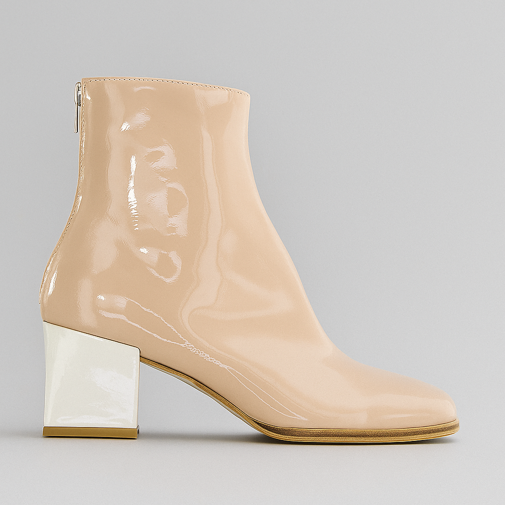 DJANGO & JULIETTE WARONI CAFE IVORY PATENT – Collective Shoes