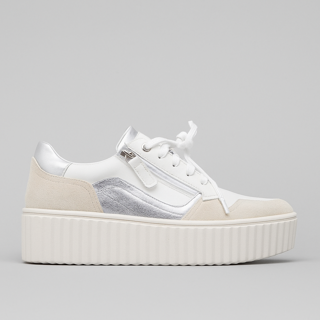 ALFIE & EVIE RAMBO WHITE COMBO – Collective Shoes