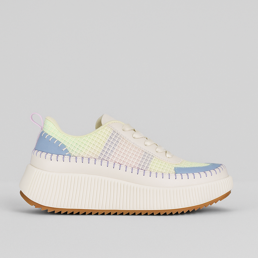 Shop Lesansa Dunk Blue Multi Women Sneakers | Collective Shoes NZ