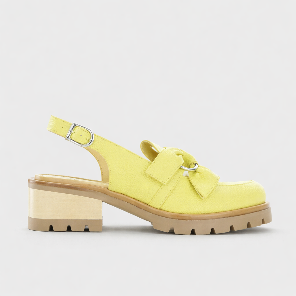 Shop Bresley Dosile Citrus Women Chunky Wedge Sandal | Collective Shoes