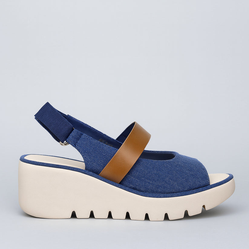 BRESLEY POLLEN DENIM / COGNAC – Collective Shoes