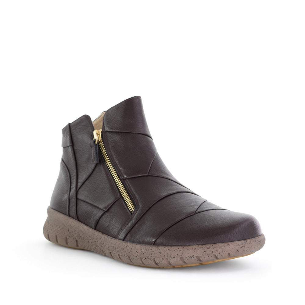 Ziera Sisley XF Choc Leather Boots | Comfort Ankle Boots | Collective ...