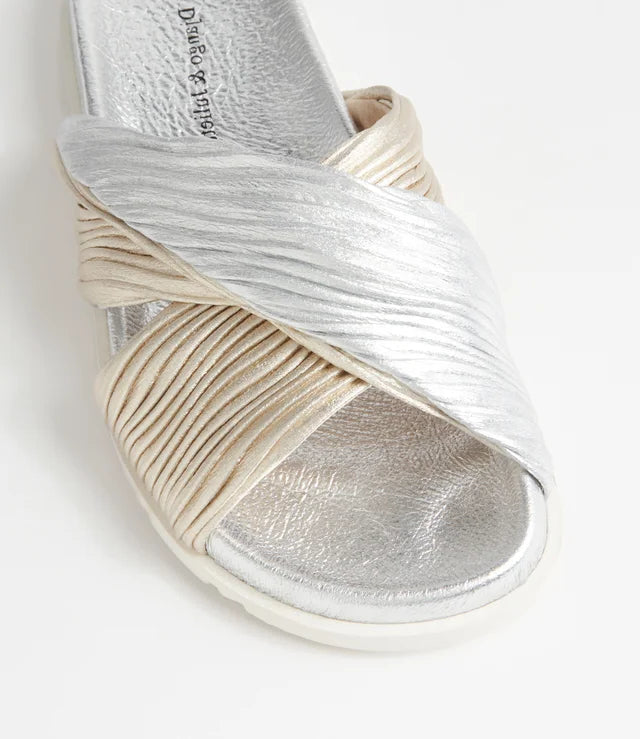 DJANGO & JULIETTE TOYCE SILVER PALE GOLD – Collective Shoes