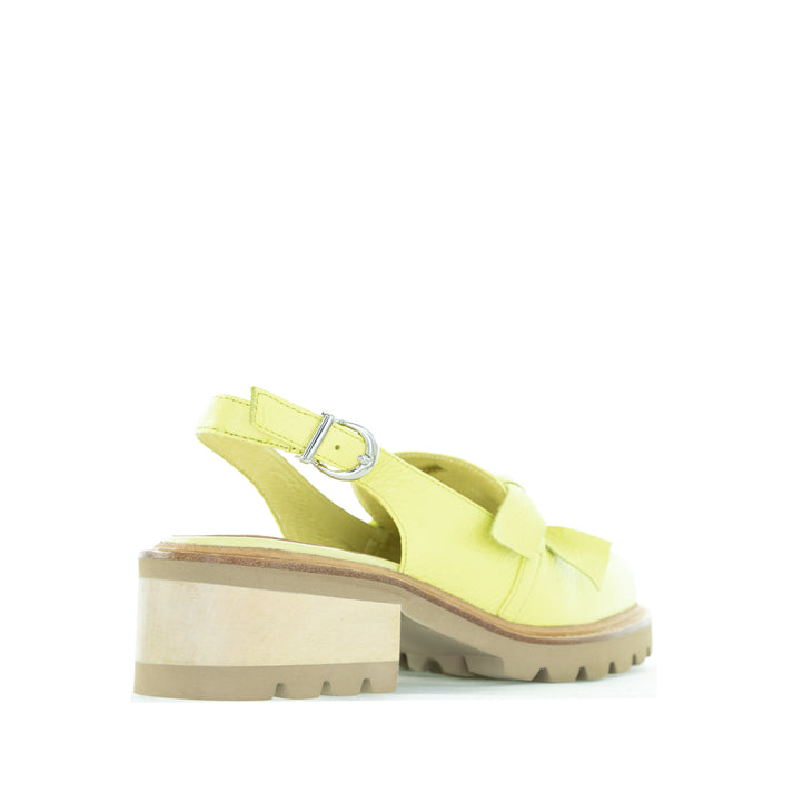 Shop Bresley Dosile Citrus Women Chunky Wedge Sandal | Collective Shoes