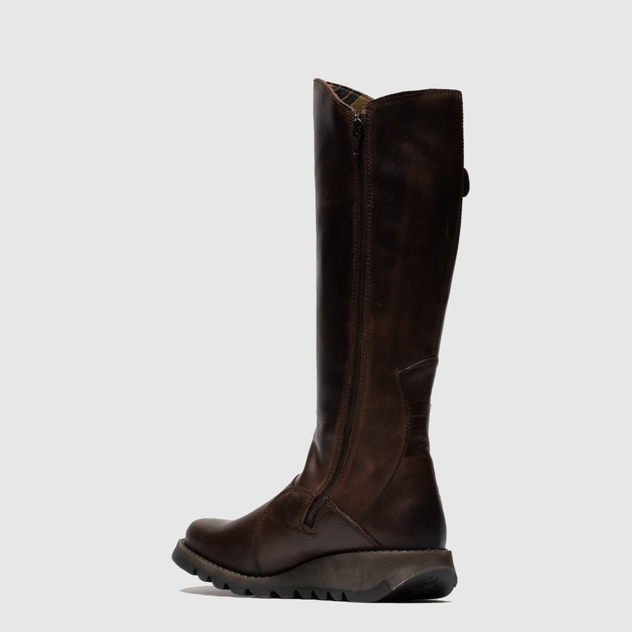 FLY LONDON MOL DK BROWN – Collective Shoes