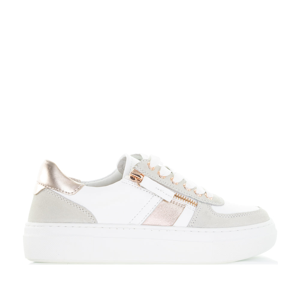 ALFIE & EVIE MILLER WHITE ROSE GOLD – Collective Shoes