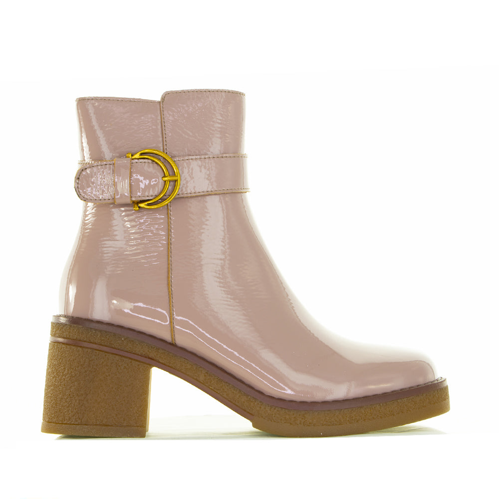 BRESLEY DARNIE NUDE PATENT – Collective Shoes