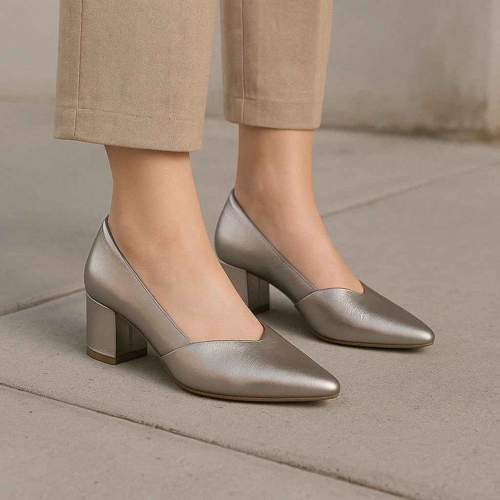 Shop Lesansa Carly Champagne l Women Sandal |Collective Shoes NZ