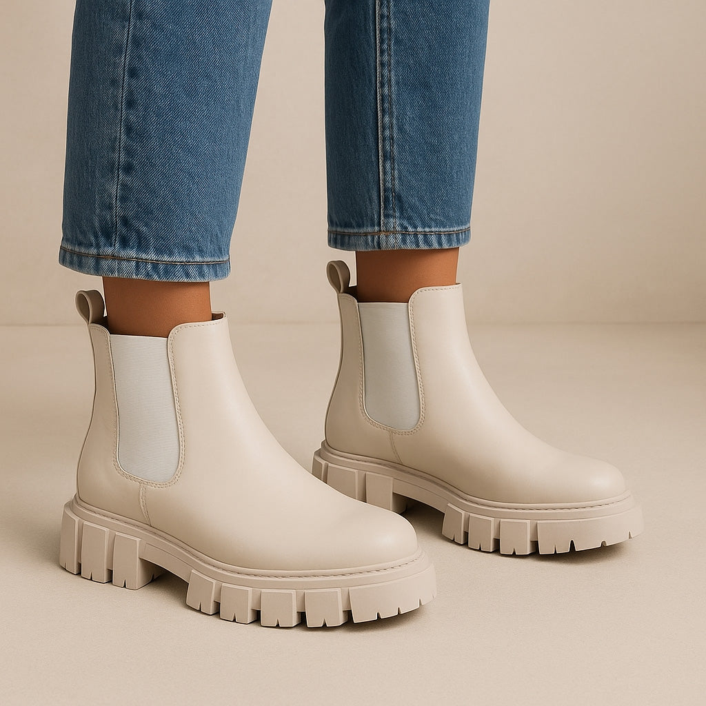 Shop Eos Fea STONE Women Premium Leather Boots | Collective Shoes NZ