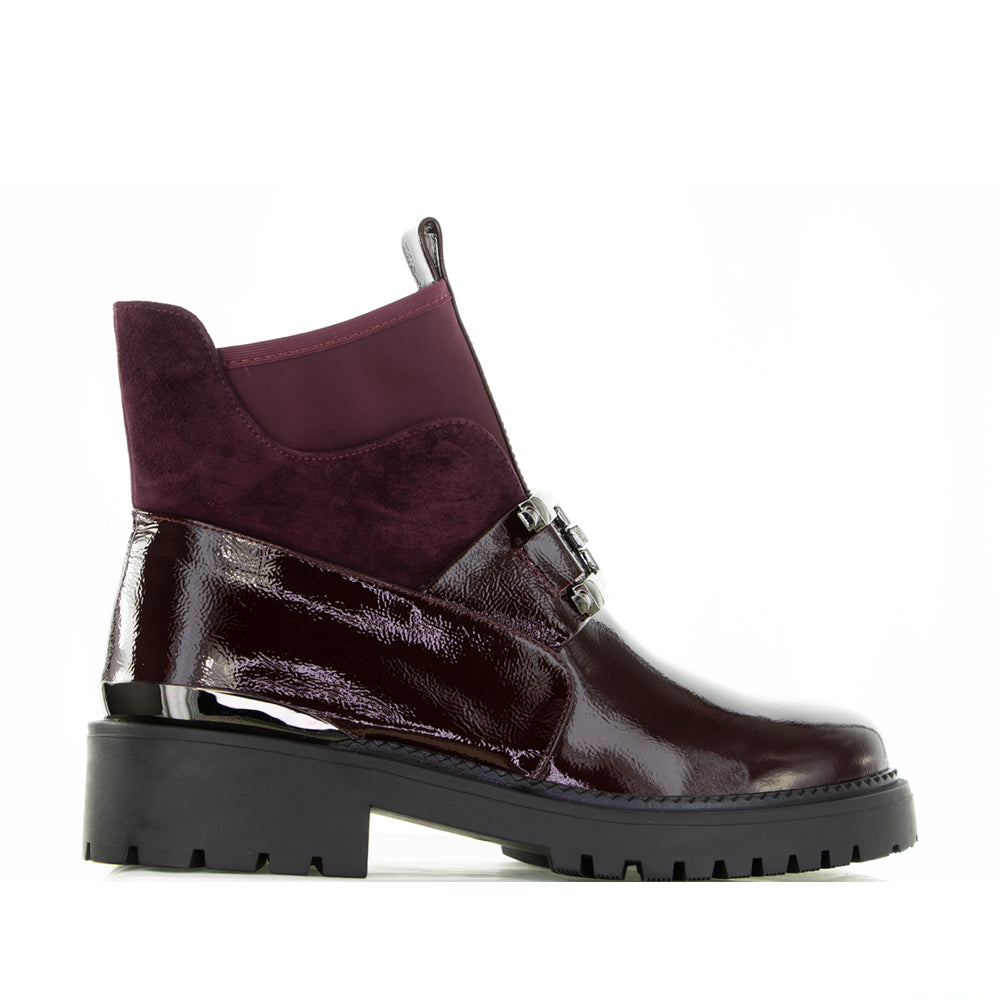 Shop Bresley Parish Bordo Women Boots | Collective Shoes NZ