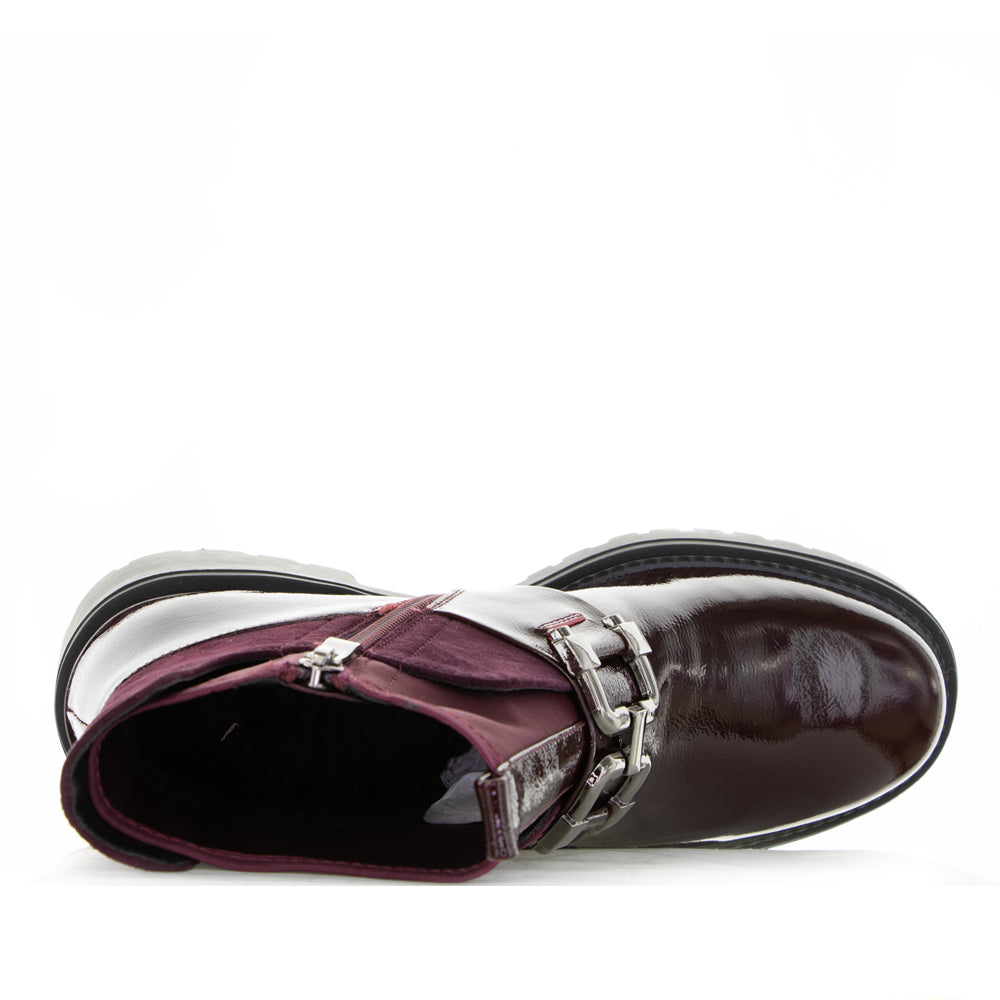 Shop Bresley Parish Bordo Women Boots | Collective Shoes NZ