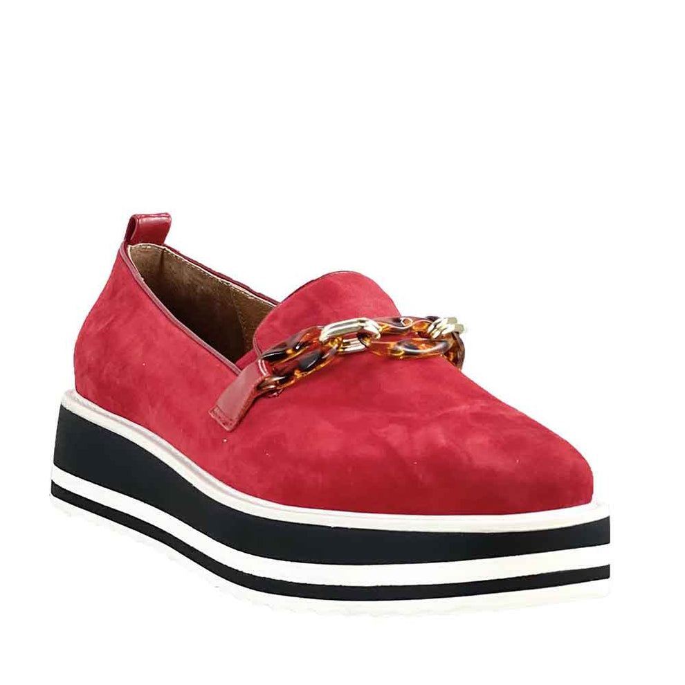Shop Bresley Skeeter Red Women Slip-Ons Online | Collective Shoes NZ