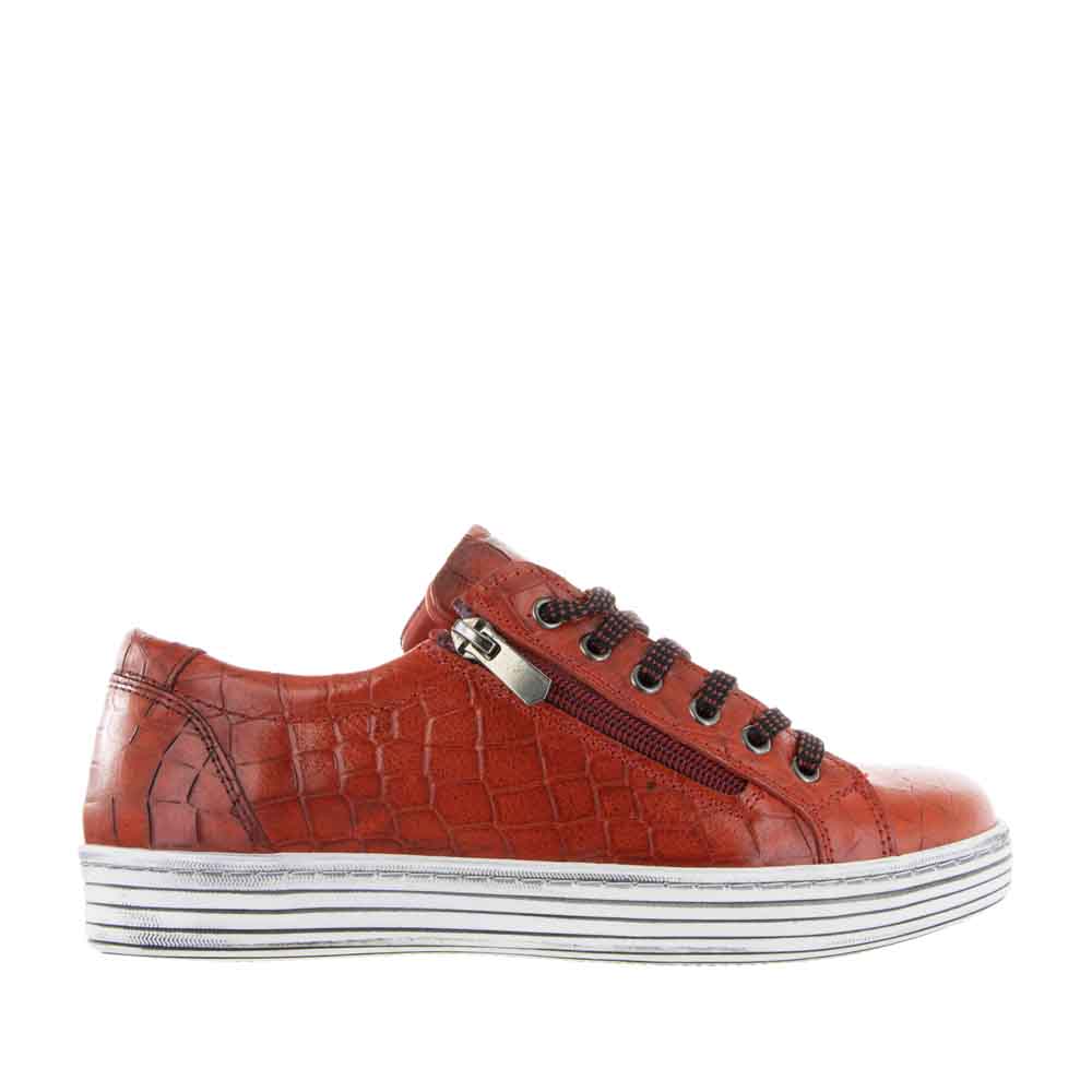 Shop Cabello Unity Red Women Leather Sneaker | Collective Shoes NZ