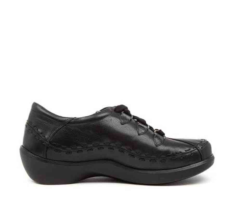 Shop Ziera Allsorts M Black Women Leather Shoes | Collective Shoes