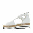 Shop Django & Juliette Alexys White Women Sandals | Collective Shoes